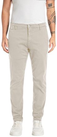 Replay Herren Chino Benni Regular-Fit mit Stretch, Moon Grey 604 (Grau), 31W/30L