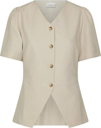 Neo Noir Femme, Blouses et Chemises, Gris, Taille: 38 FR Blouses