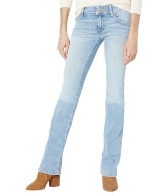 Hudson Damen Beth Mid Rise Baby Bootcut Ges&auml;&szlig;-pattentaschen Jeans, Motion, 26