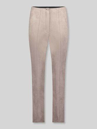 Betty Barclay Kunstlederhose mit Logo-Detail