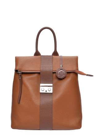 Luisa Vannini Zweifarbig Rindsledertasche