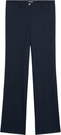 Oltre Flare Hose aus Milano-Stich - - Trousers - Damen - Blau - M