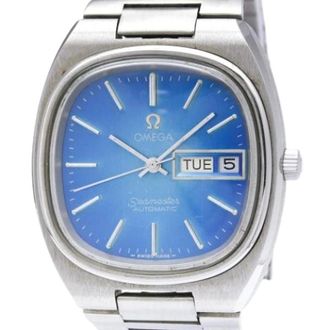 Omega Montre Pre-owned Seamaster 166.0213 - Homme - Pre-owned - Bleu - Taille: ONE Size