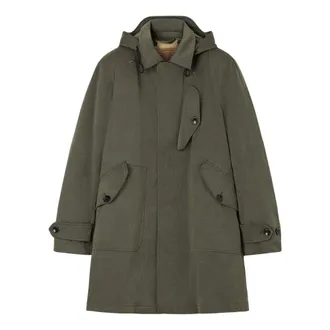 Ten c Manteau Ice Storm Car Coat - Homme - Manteaux - Vert - Taille: L