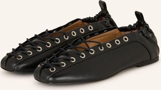 Ganni Ballerinas schwarz