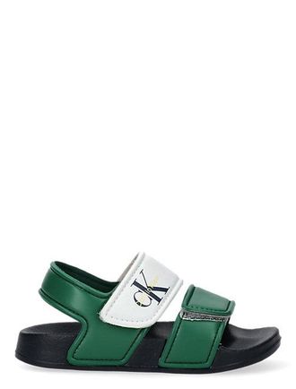 Calvin Klein Sandalen Mit Klettverschluss F&uuml;r Kleinkinder Und Kinder - Green/white - Gender-inclusive Kinder - 33