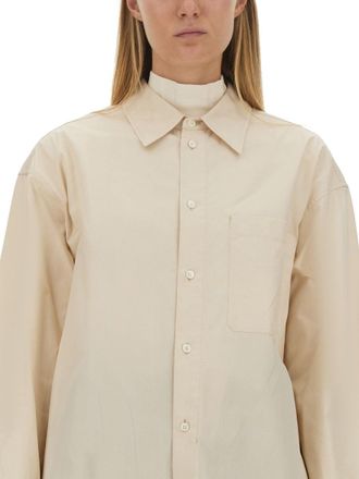 Christophe Lemaire Loose Fit Cotton Shirt - Ivory
