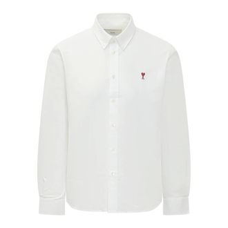 Ami Homme, Chemises, Blanc, Taille: L Classic LS Shirt
