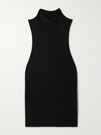 Nili Lotan Pull Sans Manches À Col Montant En Laine Mérinos Et Cachemire Mélangés Hansen - Noir