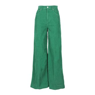 Department Five Elegante Palazzo Hose - - Jeans - Damen - Gr&uuml;n - W29