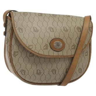 Dior Sac &agrave; bandouli&egrave;re Vintage Pre-owned - Femme - Pre-owned - Beige - Taille: ONE Size