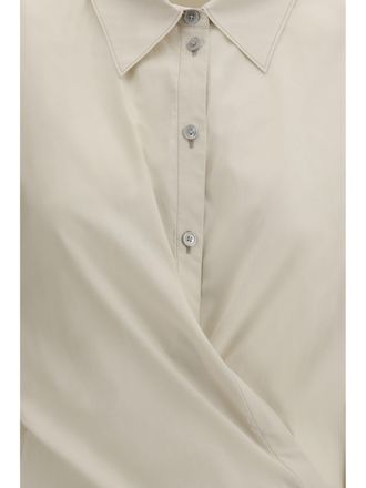 Christophe Lemaire Cotton-Silk Blend Shirt - White