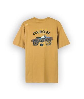 Oxbow Tee-shirt manches courtes coton bio CRUISER Hiver 2025 Manches courtes, Col rond, Motif sur le dos