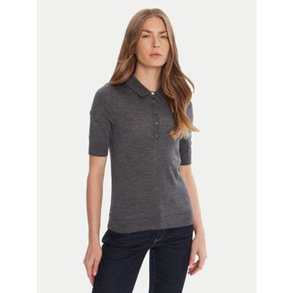 HUGO BOSS Poloshirt Fidenka 50545015 Grau Regular Fit