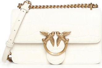 Pinko Pinko, Femme, Sacs, Blanc, Taille: ONE Size Love Bag Borse
