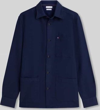 Tommy Hilfiger Regular Fit Overshirt aus Baumwoll-Mix