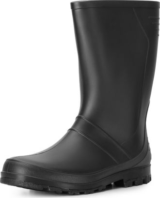 Ladeheid Damen und Herren PVC Gummistiefel LA-959 (Schwarz, 37 EU)