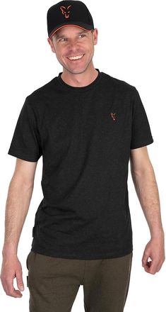 Fox Collection T Black & Orange - T-Shirt, Angelshirt, Gr&ouml;&szlig;e:XXXL