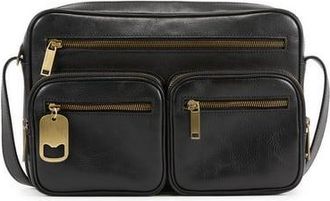 Saison 1865 Sac bandouli&egrave;re en cuir