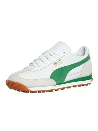 Puma Homme Baskets Easy Rider Mix en Cuir, White/Archive Green, 43 EU