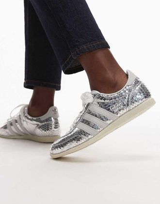 adidas Originals Japan - Baskets avec imprim&eacute; croco - Argent&eacute; m&eacute;tallis&eacute;