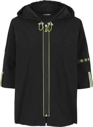 Doris Streich Zip-Through Jacke - - Sweatshirts & Hoodies - Damen - Schwarzk - 2XL
