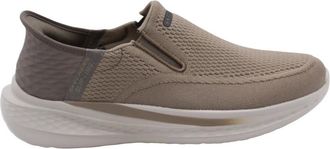 Skechers Homme, Chaussures, Beige, Taille: 46 EU Anglaise