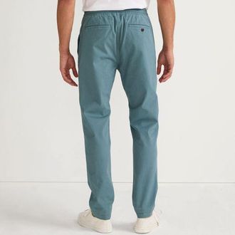 Lands End Schlupfbund-Chino, Herren, Größe:XXL 81 regular, Blau, Baumwolle/Leinen, by Lands End