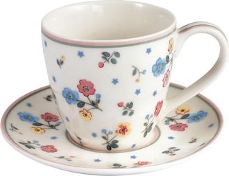 Green Gate Adelena Espressotasse m.U. Weiss 6,5 cm