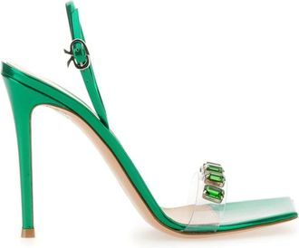 Gianvito Rossi Femme, Chaussures, Vert, Taille: 38 1/2 EU High Heel Sandales