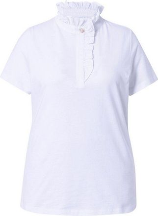 Ulla Popken T-Shirt T-Shirt R&uuml;schen Classic Halbarm