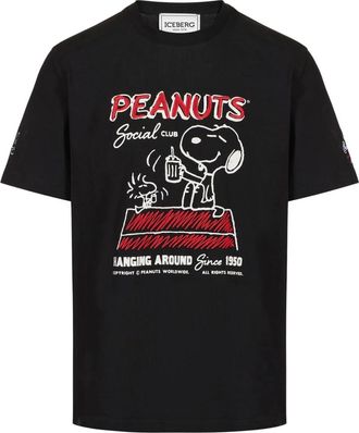 Iceberg Homme, Tops, Noir, Taille: 2XL T-Chemises