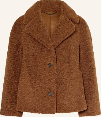 AllSaints Allsaints Teddyfell-Jacke Eddie braun