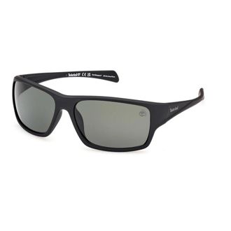 Timberland Matt Schwarz/Gr&uuml;n Sonnenbrille - - Accessories - Herren - Schwarzk - 61 MM