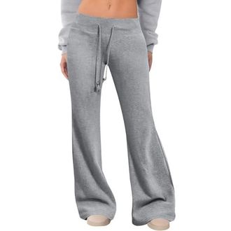 Generico Pantalon de sport pour femme Curvy Pantalon de jogging pour femme avec cordon de serrage dhiver, pantalon doux et confortable, pantalon de surv&ecirc;tement