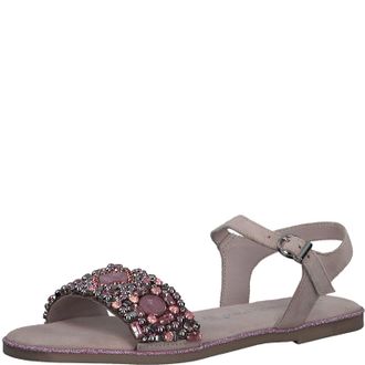 Marco Tozzi Damen Sandale, Blockabsatz, weiches FEEL ME Fußbett, aus hochwertigem Leder, ideal für Business und Freizeit