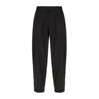 Dolce & Gabbana Homme, Pantalons, Noir, Taille: M Pantalon &agrave; double plis