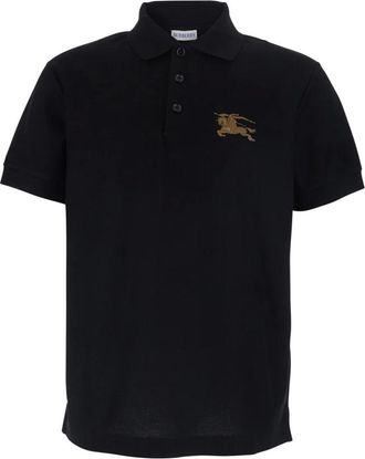 Burberry Homme, Tops, Noir, Taille: XL Polo
