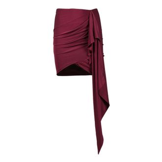 Nineminutes Stylischer Polyesterrock - - Skirts - Damen - Rot - 2XS