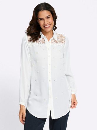 Witt Klassische Bluse Longbluse Langarm