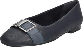 Easy Street Mocassins Keely pour femme, Bleu marine mat croco, 39 EU Large