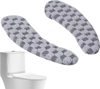 Generic WC-Sitzkissen - Pl&uuml;sch-Thermisch waschbare Klebematte, gem&uuml;tliches, Dickes Polster, weiche, hygienische Abdeckung, Badezimmer-Komfortschicht, Winter-W