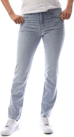 Levi's 724 HIGH Rise Straight MED Indigo - Worn IN Damen, Cool Journey, 28W / 32L