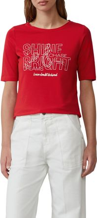 s.Oliver Jersey-T-Shirt im Slim Fit mit Frontprint