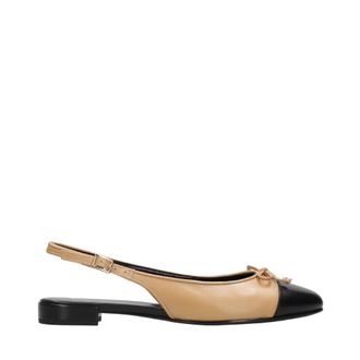 Tory Burch Leder Ballerinas mit Schleife und runder Spitze - - Shoes - Damen - Orange - 35 1/2 EU