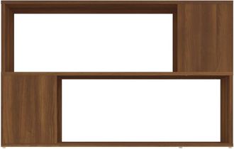 Generic Offene B&uuml;cherregale, Freistehend, Platzsparendes Aufbewahrungsregal aus Holzwerkstoff f&uuml;r B&uuml;cher, Dekoration und Medien (Braune Eiche)