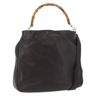 Gucci Sac bandouli&egrave;re vintage Pre-owned - Femme - Pre-owned - Brun - Taille: ONE Size