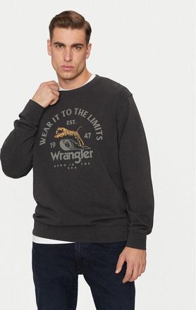 Wrangler Sweatshirt 112357385 Schwarz Regular Fit