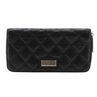 Chanel Pre-owned Matelasse Long Brieftasche (zweifach gefaltet) - - Pre-owned - Damen - Schwarzk - ONE SIZE