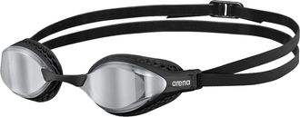 Arena Airspeed Mirror Anti Beschlag Unisex Wettkampf Schwimmbrille für Erwachsene, Schwimmbrille mit Breiten Gläsern, UV-Schutz, 3 Austauschbaren Nasenstege